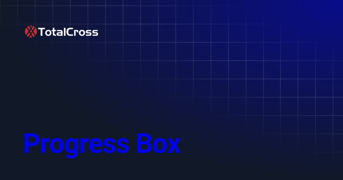 Progress Box | TotalCross Platform